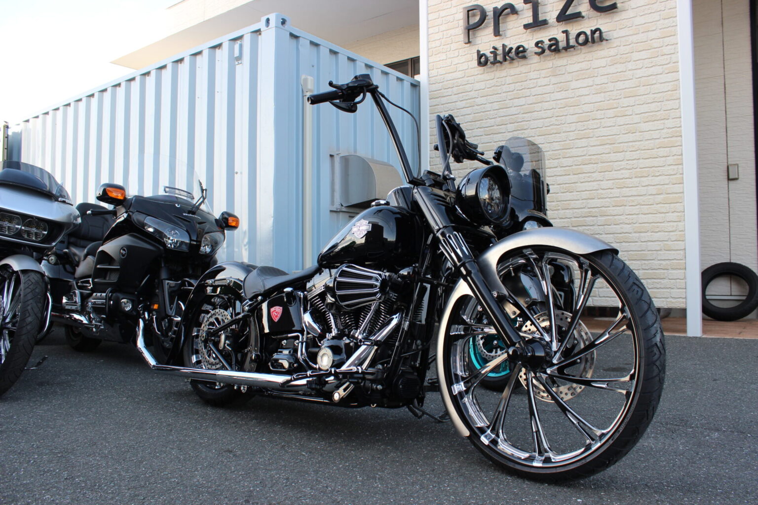 FLSS 26インチ作業進行中｜浜松市のハーレー専門ショップ、プライズバイクサロン-Prize bike salon